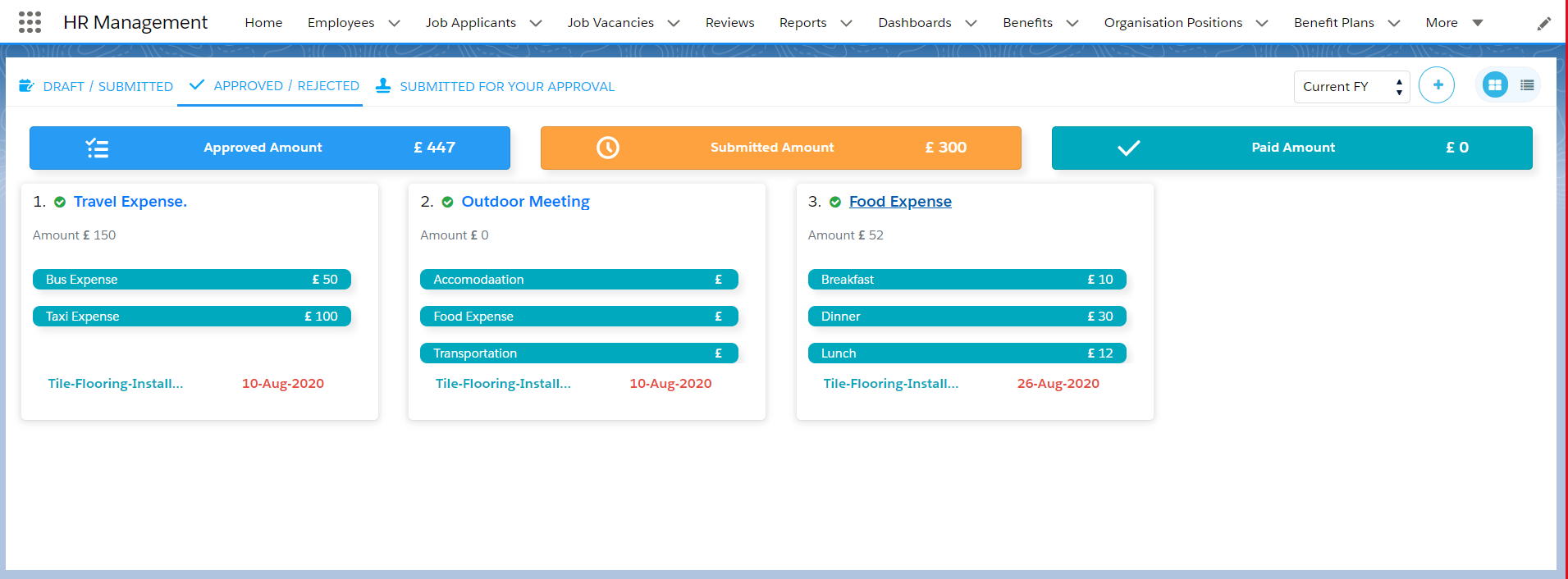 Expense – Support Aqxolt