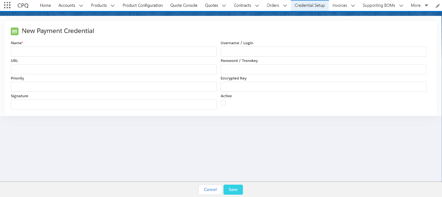 Credentials Setup – Support Axolt