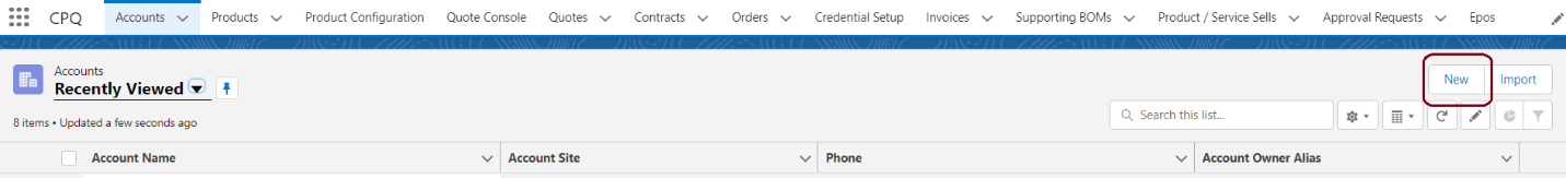 Organization Account, their Contact, Address, and their related records setup – Support Axolt